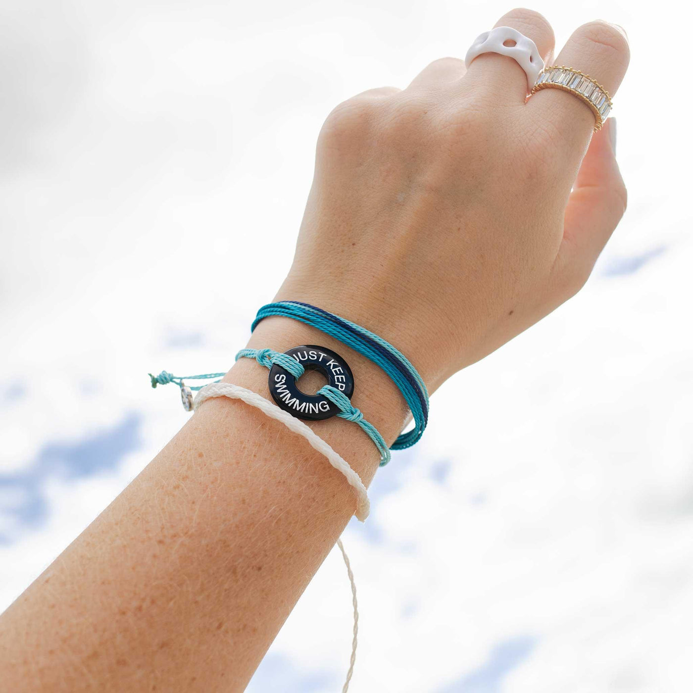 Just Keep Swimming Bracelet | Nemo Quote | Life Token